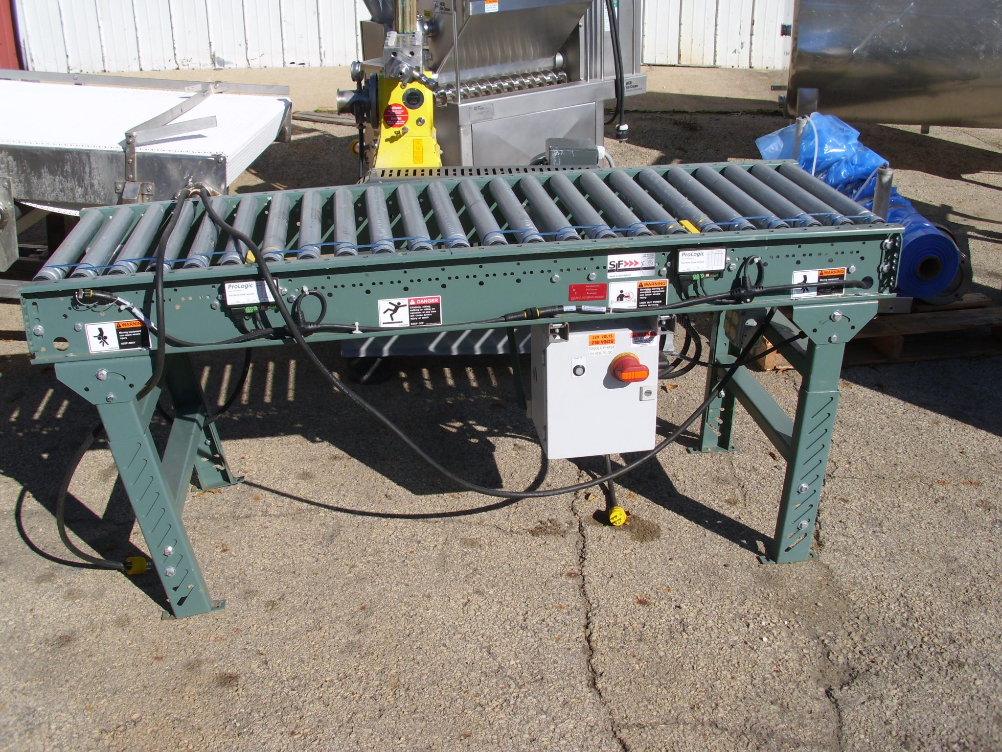 Mild Steel Power Roller Conveyor - International Machinery Exchange