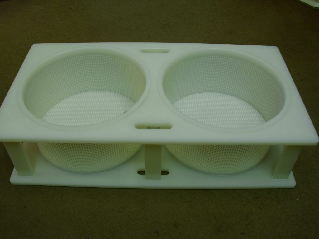 Round Plastic Cheese Forms- Two in One - International Machinery Exchange